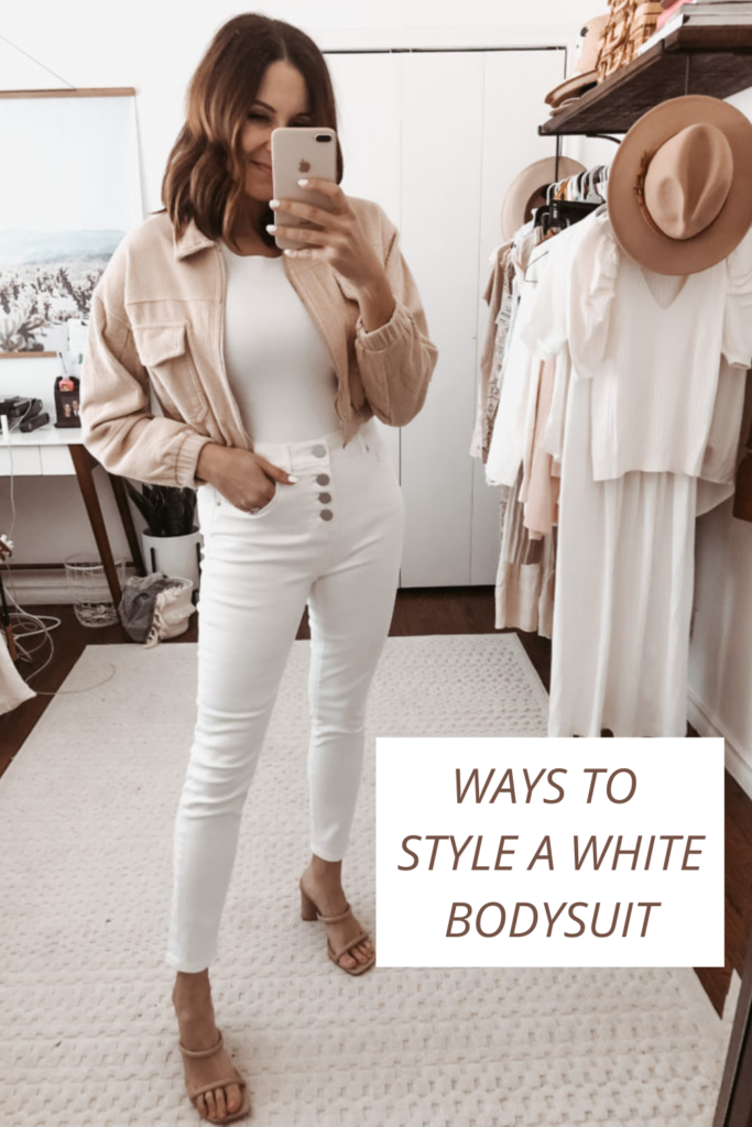 6 Ways To Style a White Bodysuit | Fleurdille