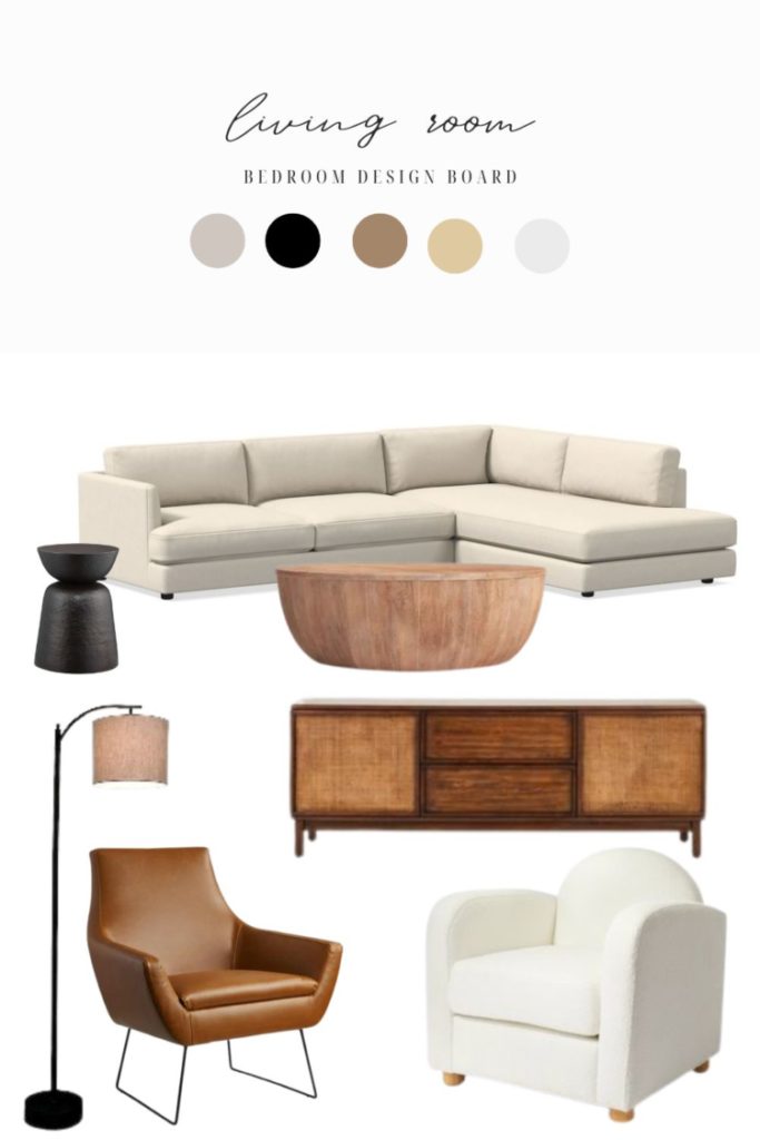 Monday Mood Board: Neutral Living Room Design Inspiration | Fleurdille
